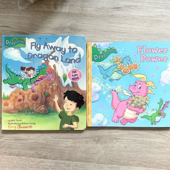 Toys | Pbs Kids Dragon Tales Books Fly Away To Dragon Land Flap Book ...
